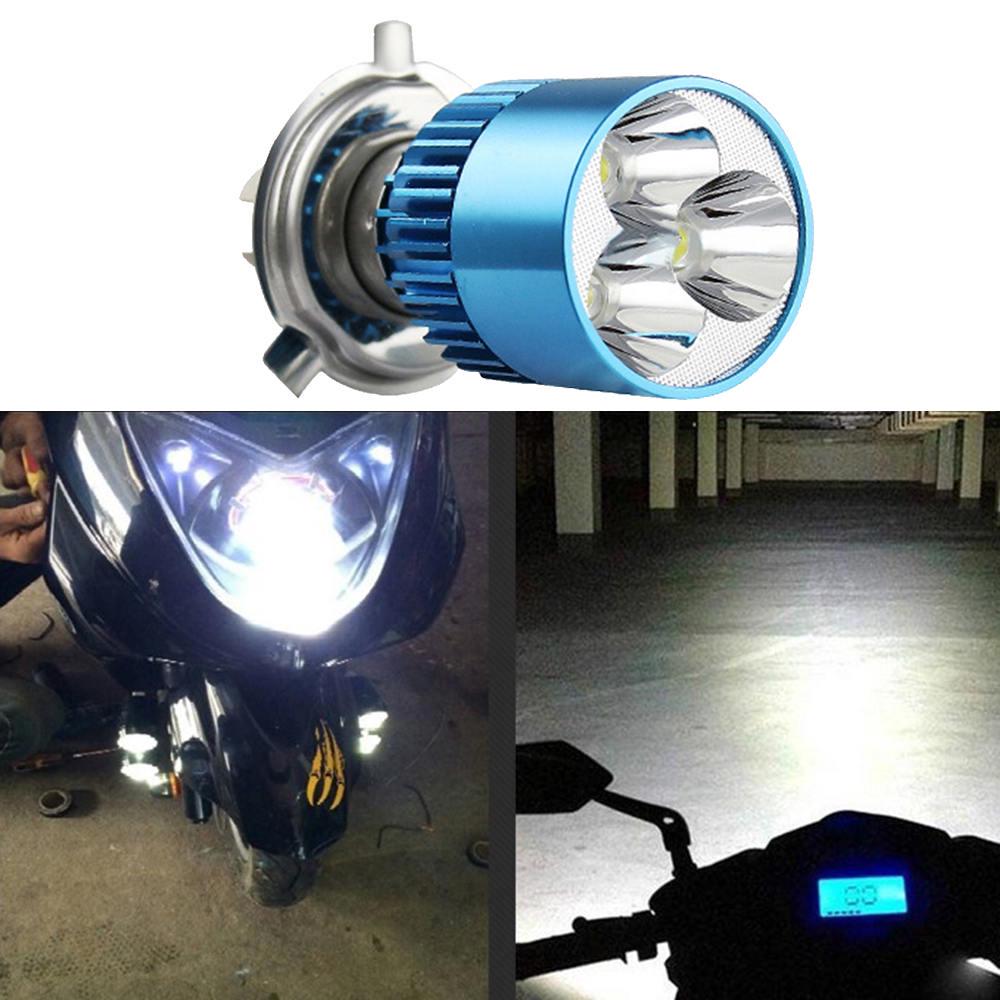 Buy 3Pcs Three Claw H4 LED Light for Motorcycle Motorbike Headlight ...