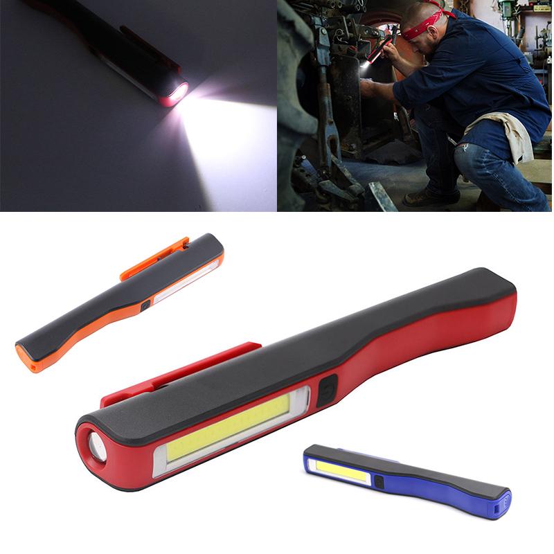Buy Mini Inspection Lamp COB LED USB Rechargeable Magnetic Pen Clip ...