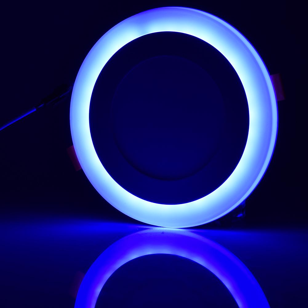 Buy Dual Color LED Panel Recessed Ceiling Down Light Spotlight Cool ...