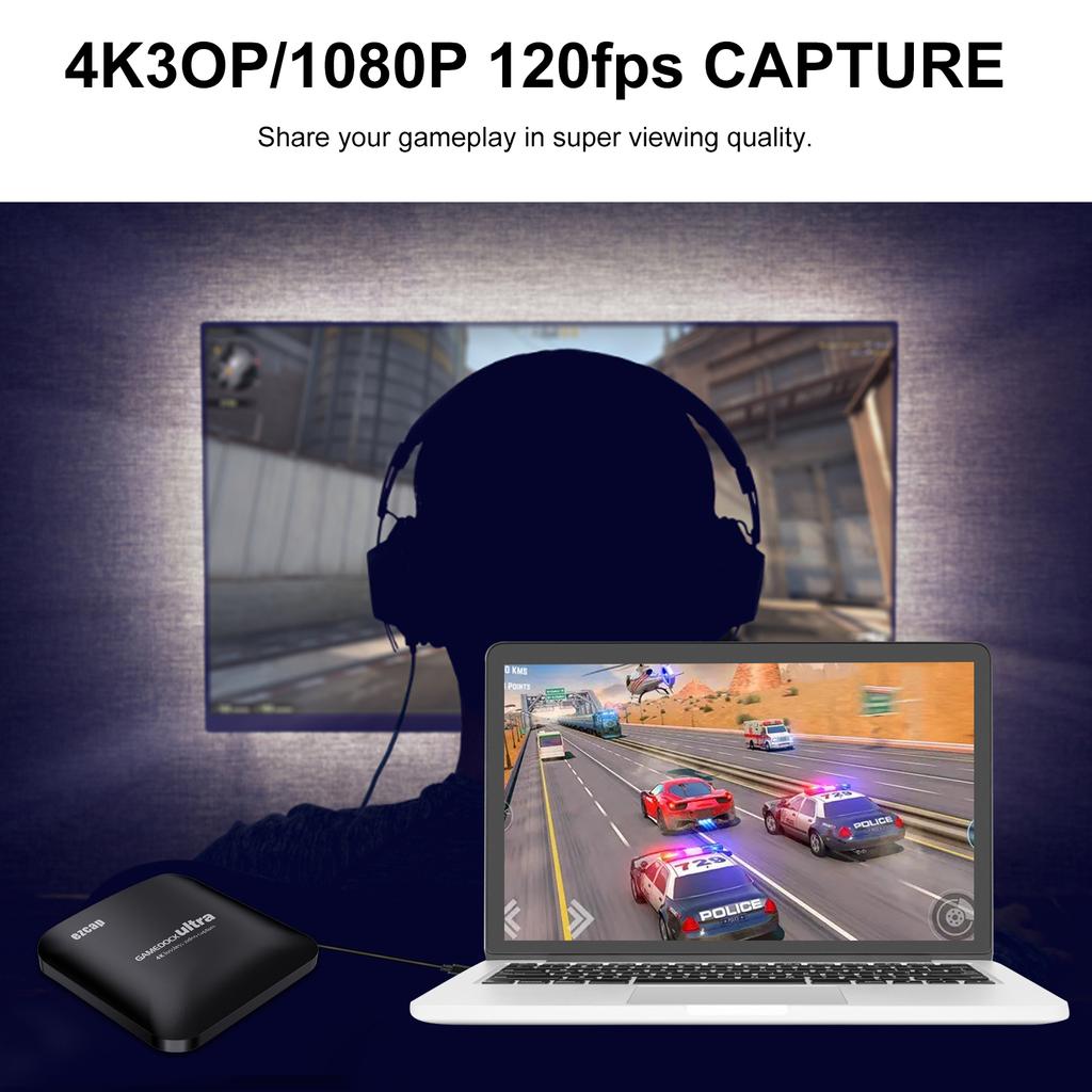 Cheap Ezcap326C 4K Video Game Capture Card HDR Loop Mic In 1080P 60fps ...