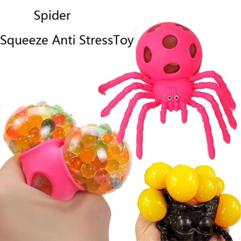 Buy 1 Pcs Spider Mesh Ball Stress Squeeze Toys Relief Stress Ball for ...