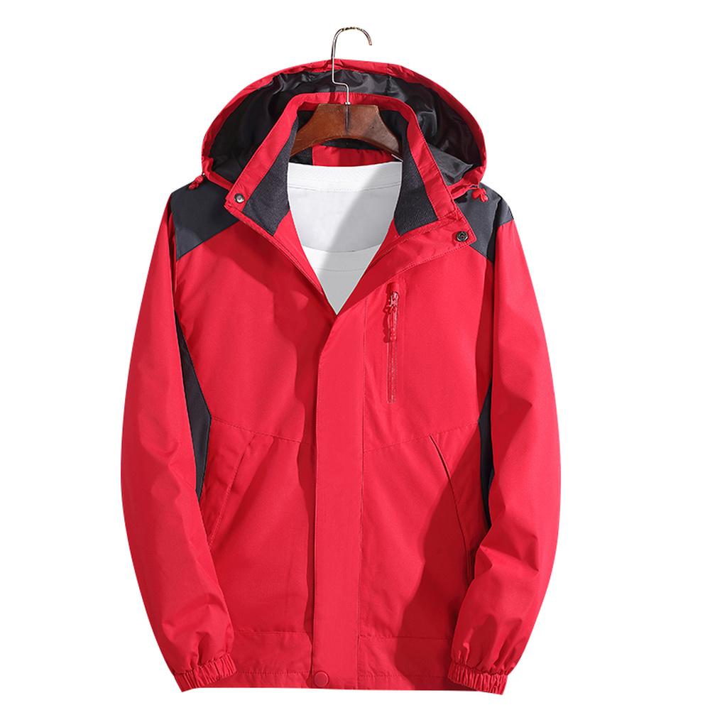 Buy Waterproof Soft Shell Jacket Men Outdoor Windbreaker Hooded Jacket ...