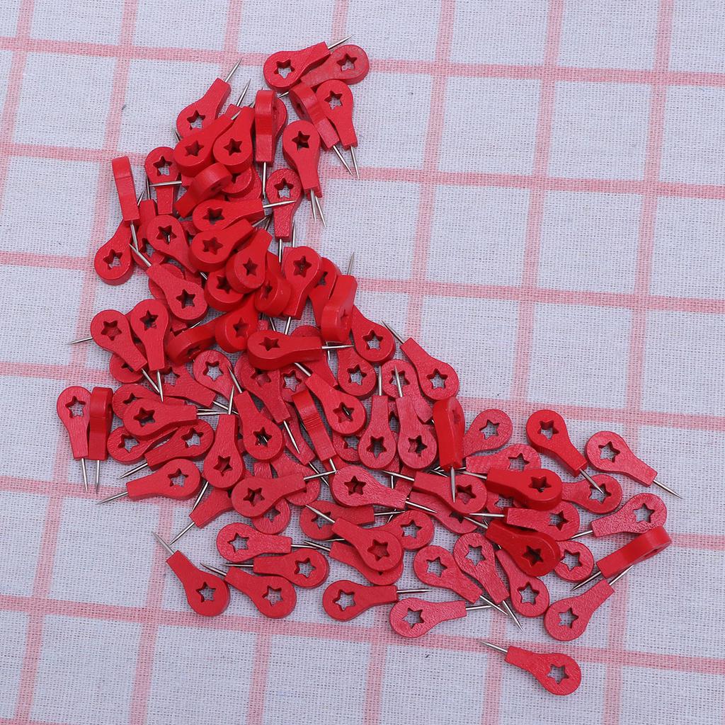 Buy 100pcs Pushpins Simple Decorative Lightweight Fixation Pushpin ...