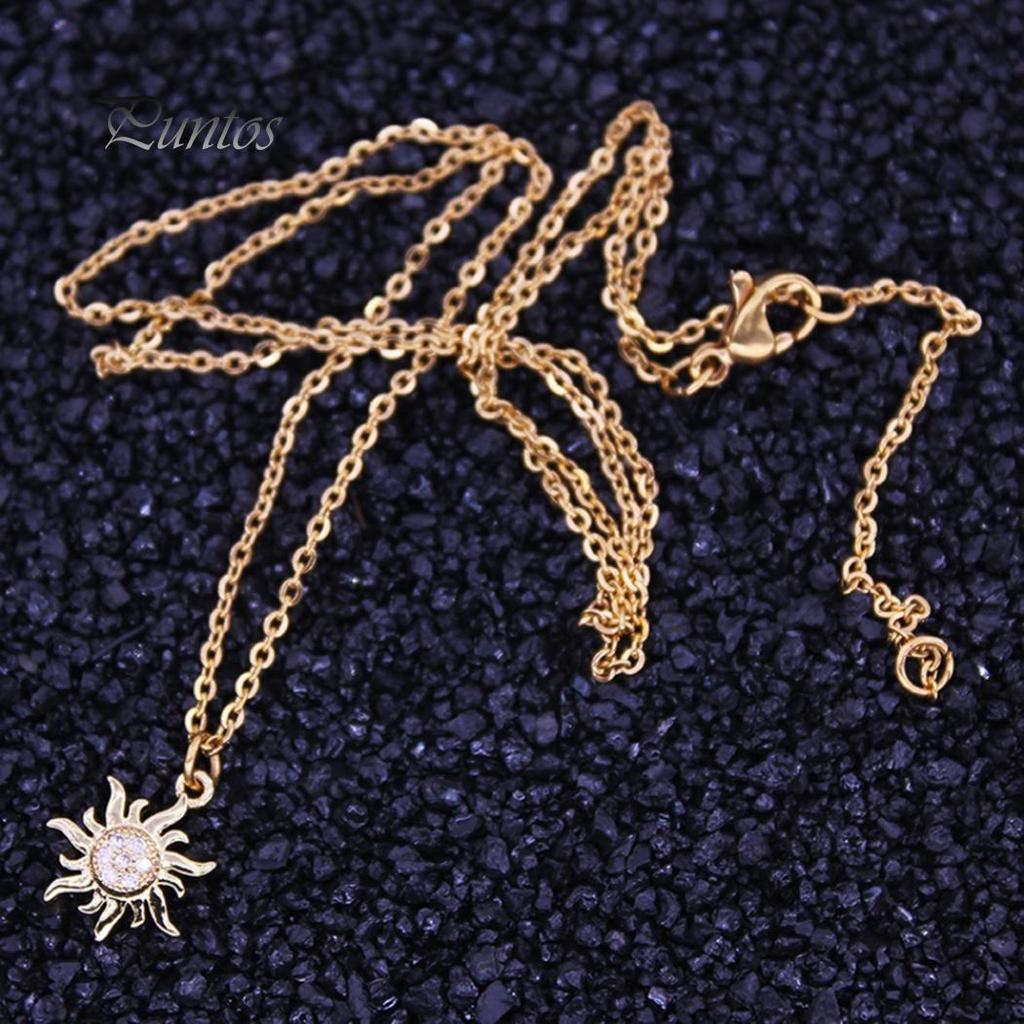 Buy Jewelry Women's Shiny Sun Necklace Christmas at affordable prices ...