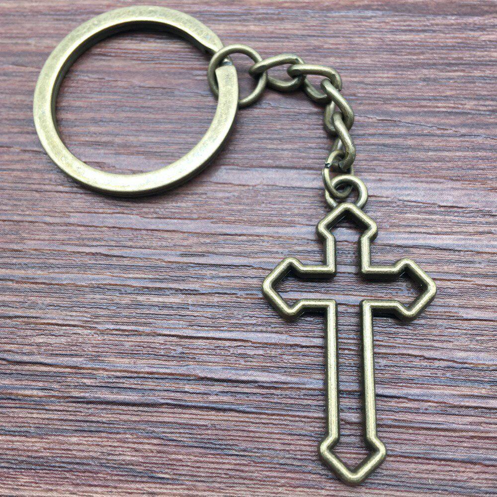 Buy 1 Piece jesus christianity accessory keys cross keychain for men at ...