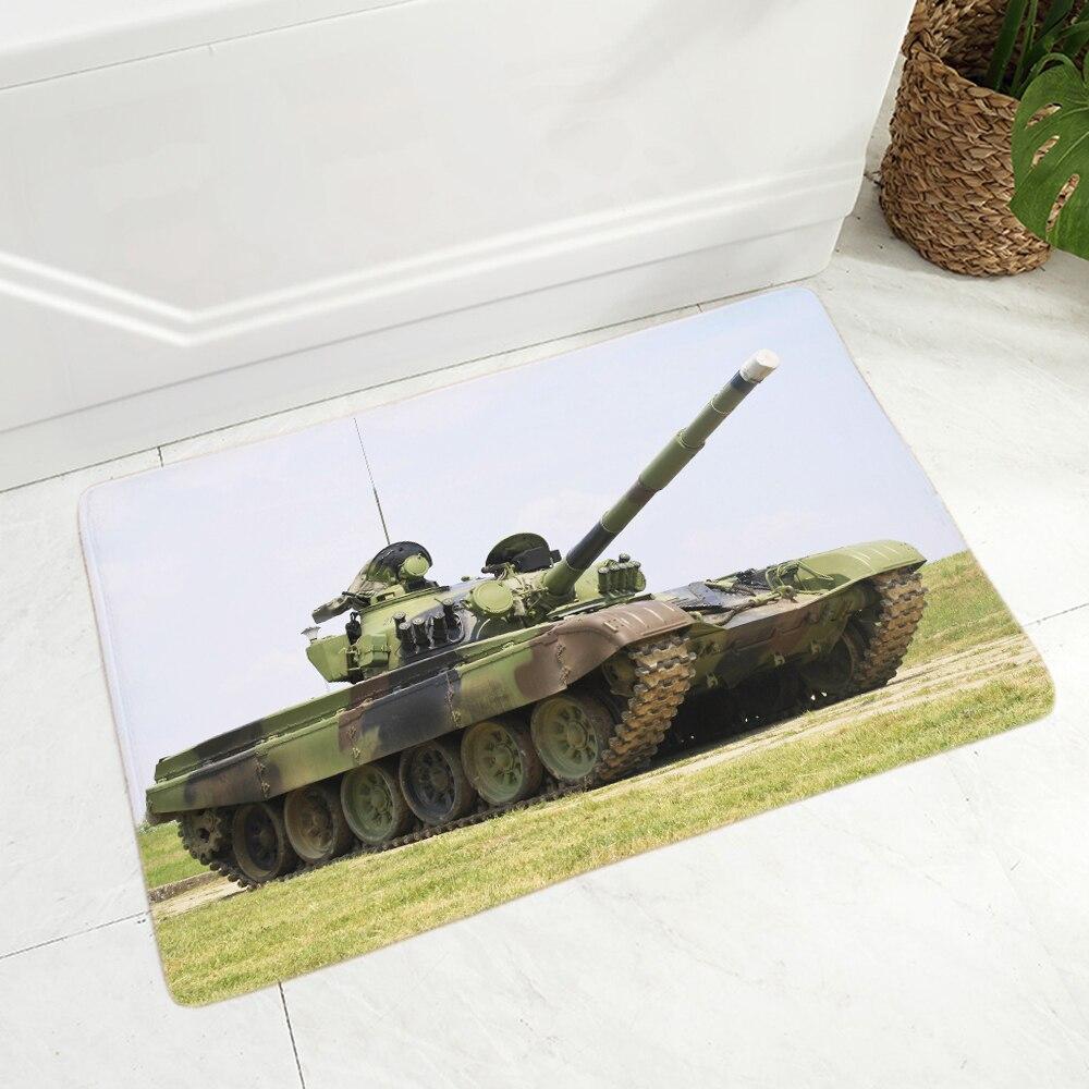 Buy World War Tank Doormat Kitchen Carpet Non-Slip Decor Armored Car ...