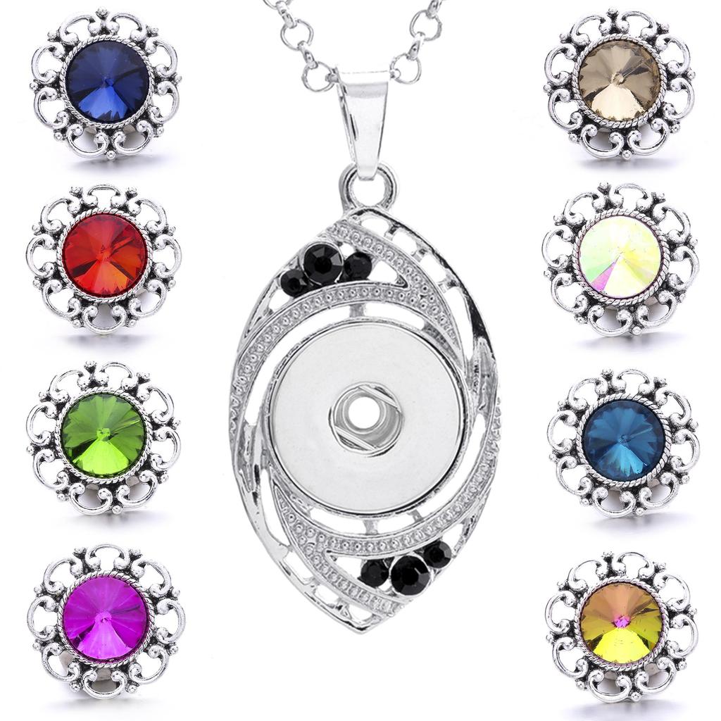Buy Eye Demon Snap Necklace 18mm Snap Buttons Jewelry at affordable ...
