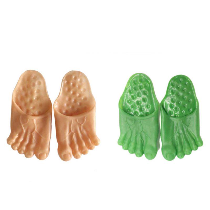 Buy Monster Feet Big Foot Slippers Halloween Cosplay Costume Props 1 ...