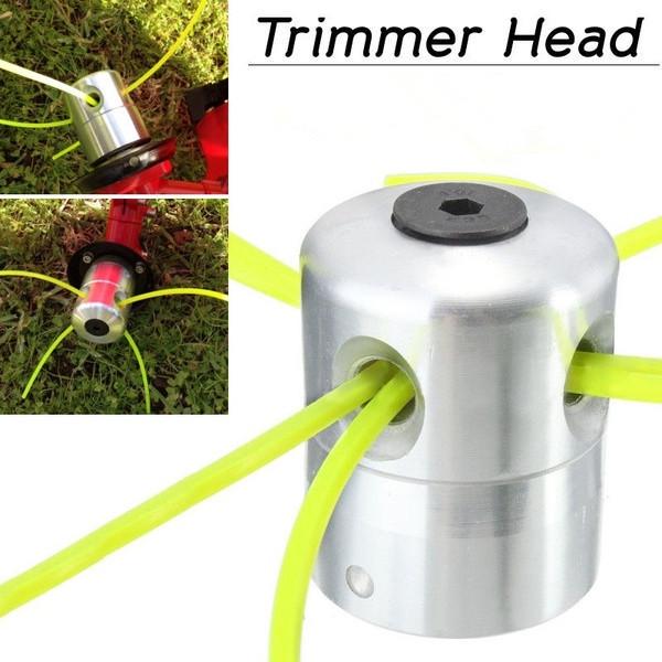 Universal Alloy 4 Line Nylon Trimmer Head Whipper Snipper Brushcutter ...