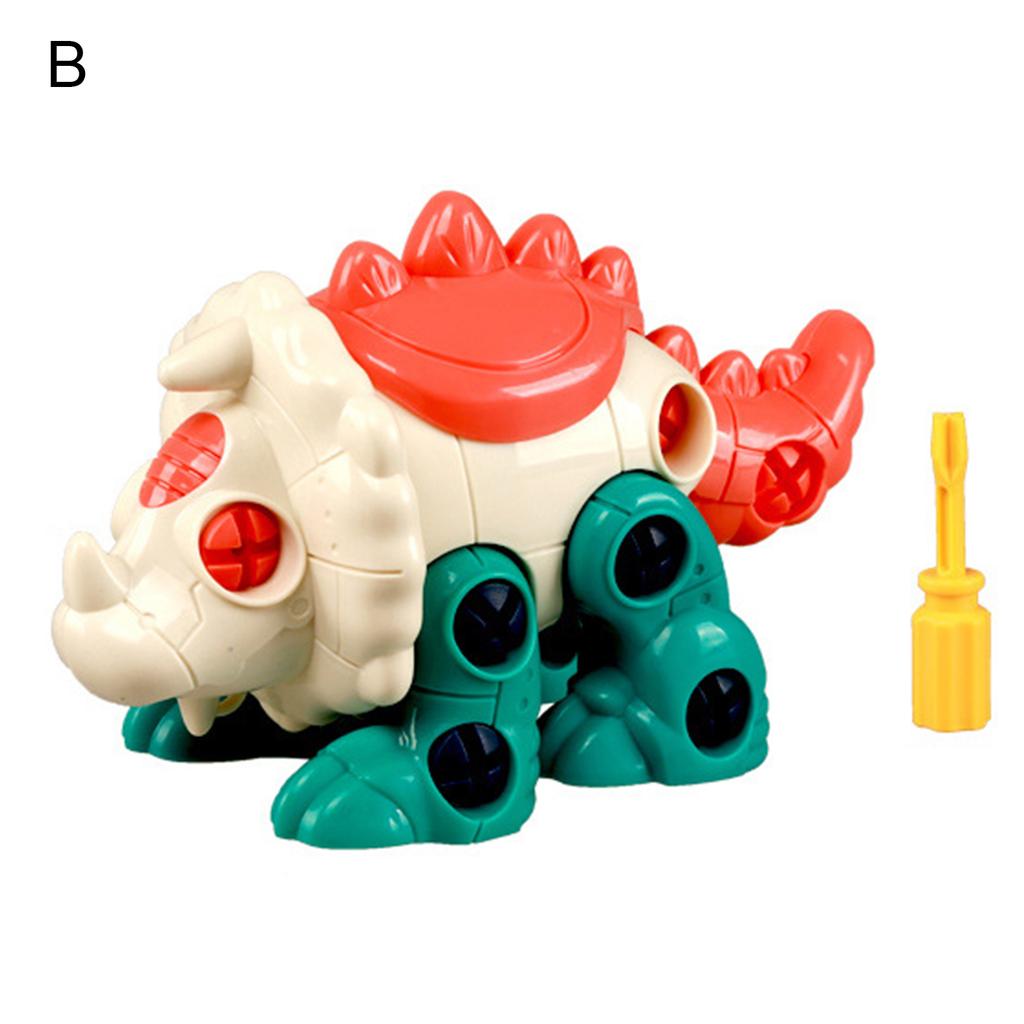 Talos Cartoon Dinosaur Children DIY Take Part Engineering Vehicle ...