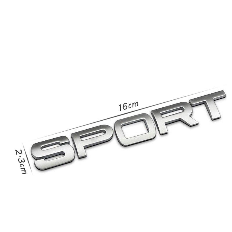 Buy Rear Trunk Bedge Sport Letters Emblem Trim Sticker For Land Rover ...