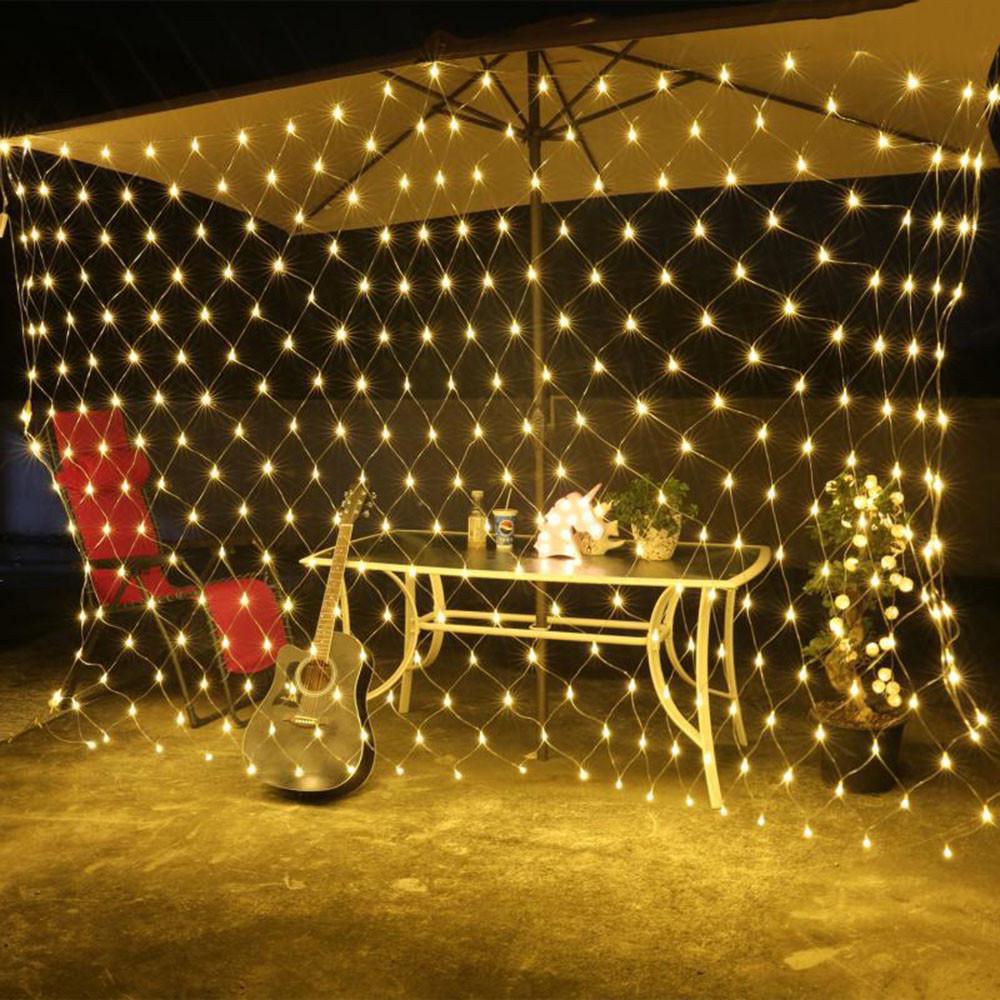 Buy LED String Decorative Lights Net for Christmas Wedding Garden ...