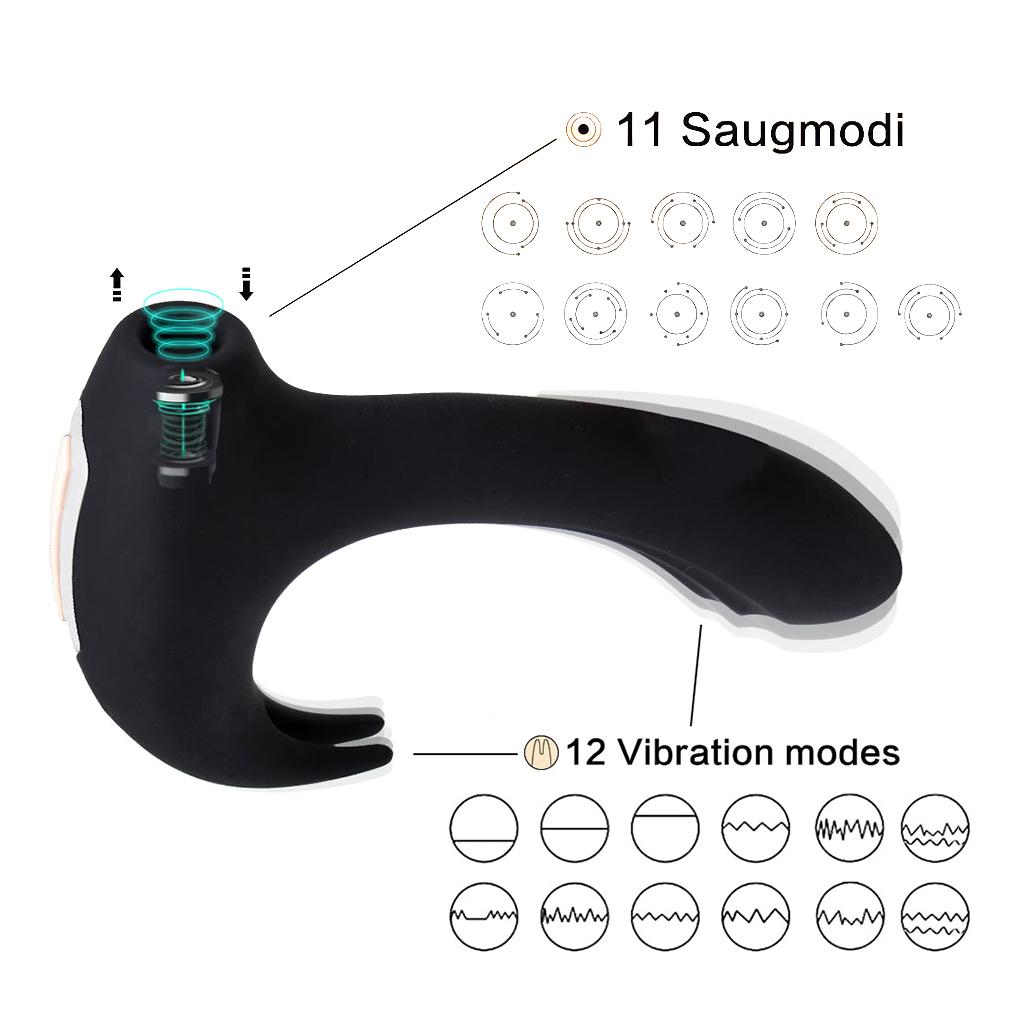 Buy 12 Frequency Wearable USB Rechargeable Wireless Remote Control ...