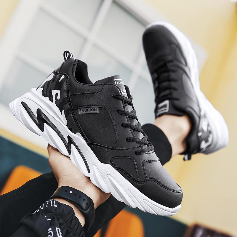 Sports Shoes Anti-Skid Wear-Resistant Running Shoes Breathable Thick ...