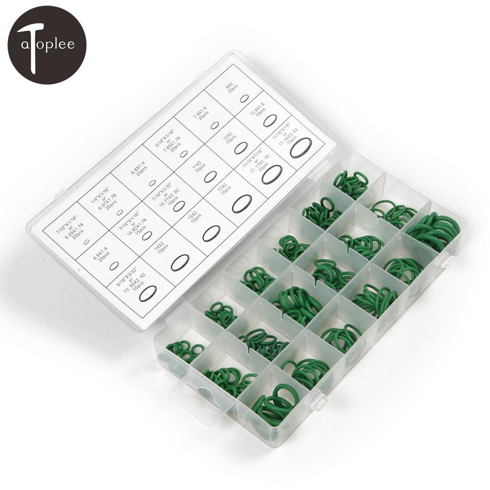 270pcs Nitrile Assortment Seals Green Rubber O-ring Kit Metric Set ...