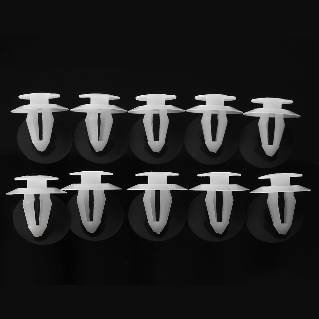 Buy 10pcs White Inner Door Trim Panel Clips Retainer Fastener for ...