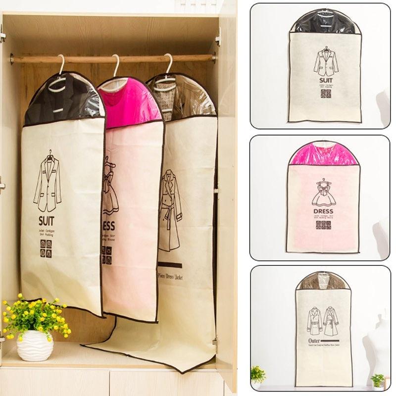 Buy Dress Clothes Coat Garment Suit Cover Bag Dustproof Storage ...