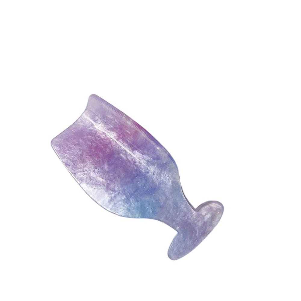 Irregular Wine Glass Claw Clip Shining Wine Glass Cup Hair Claw Grab ...