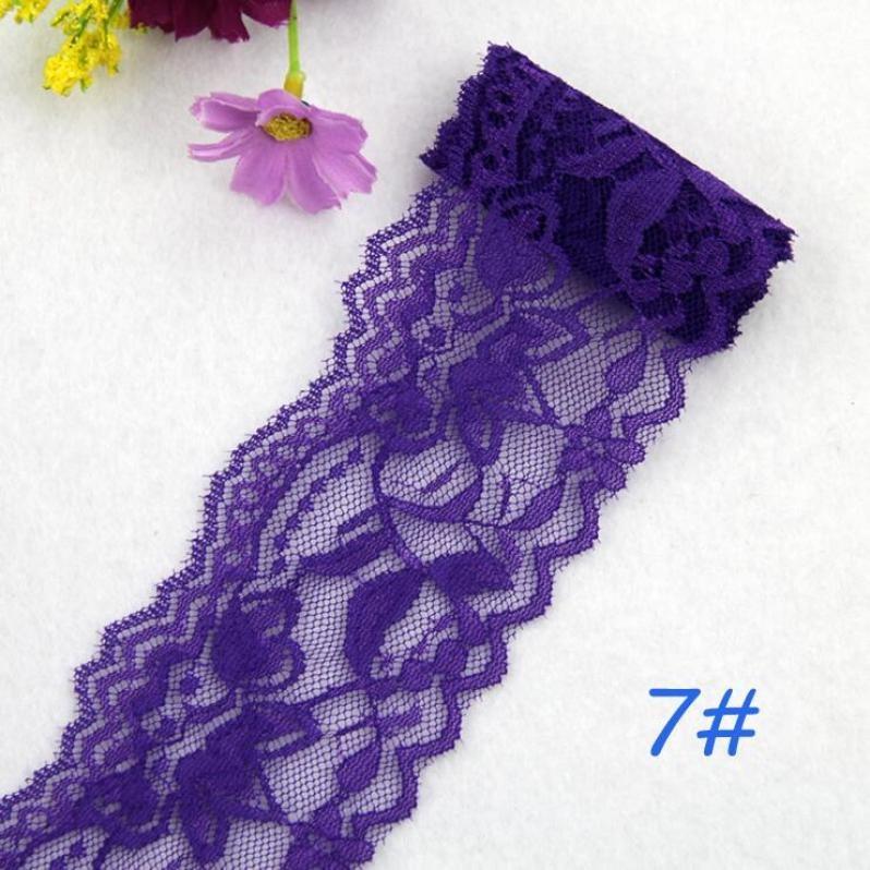 Buy 3yards/roll Elastic Lace Wide 5.50cm 2.15inch SOFT Wedding Lace ...