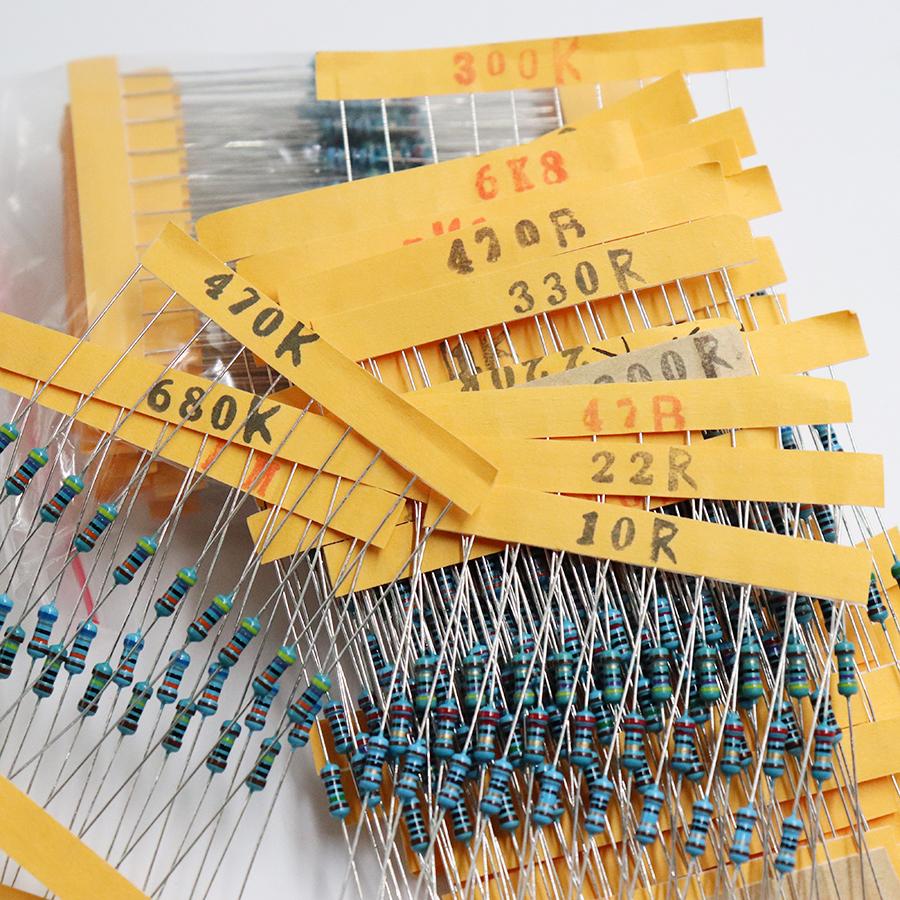 Cheap 300Pcs 10 -1M Ohm 1/4w Resistance 1% Metal Film Resistor ...