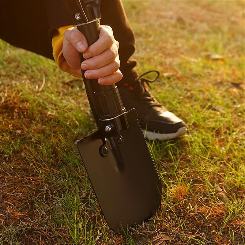 Buy Highcarbon Steel 58Cm Multifunctional Military Shovel Folding ...