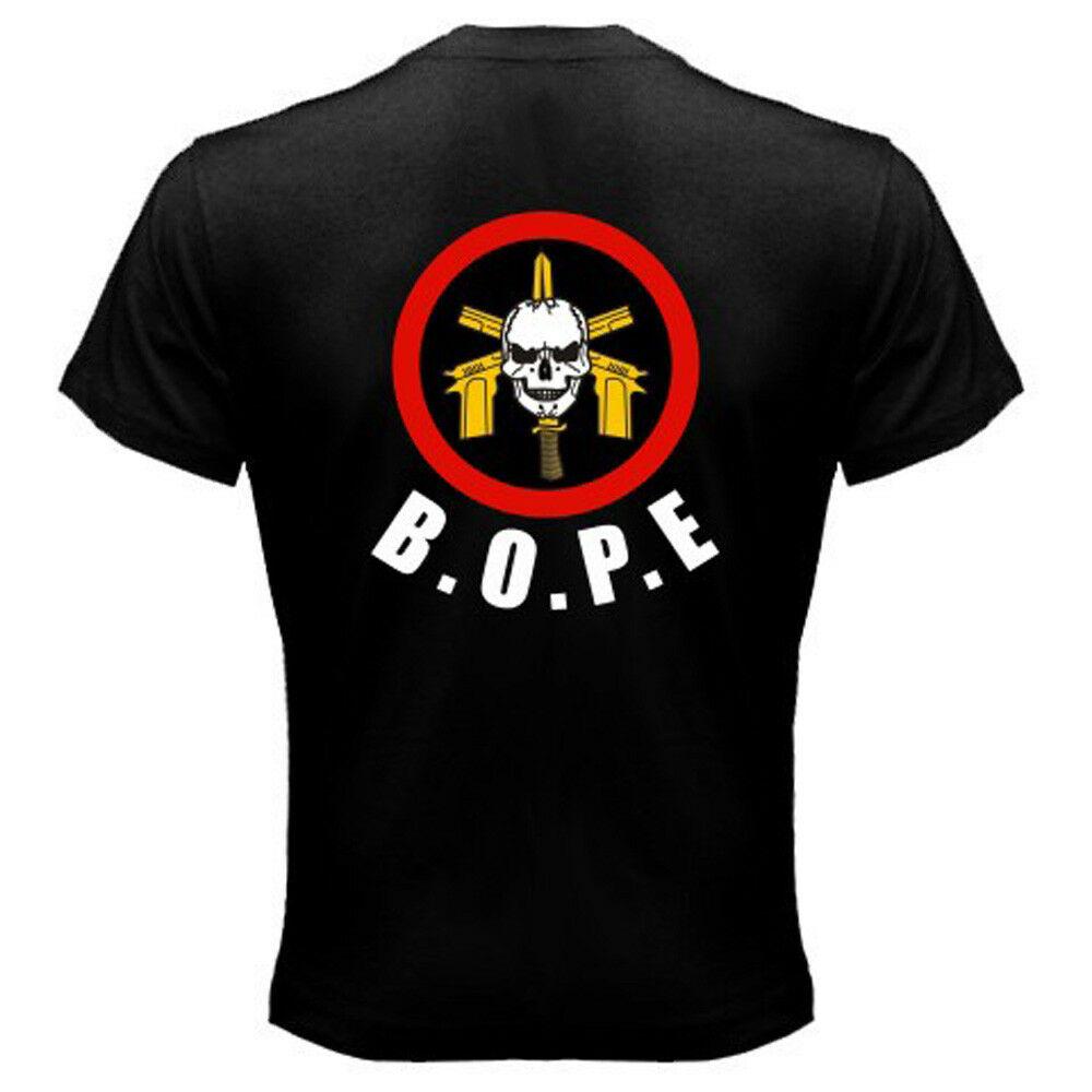 Buy Bope Elite Special Forces Brazil Elite Black T Shirt Printed Mens ...