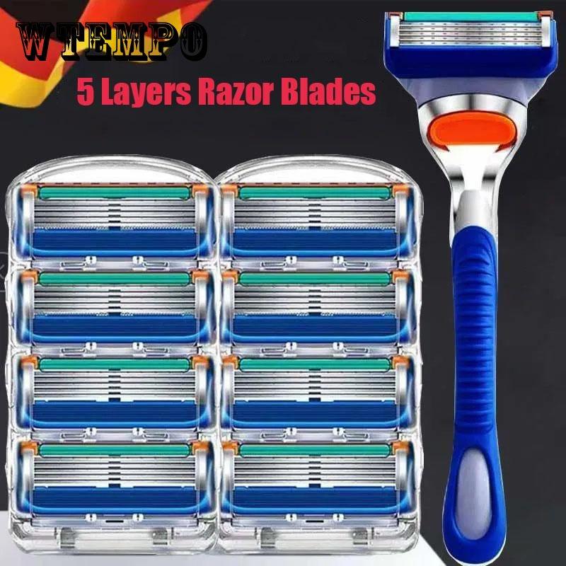 Buy New 8Pcs/Lot Safety Razor Blades for Men Sharp Trimmer Straight ...
