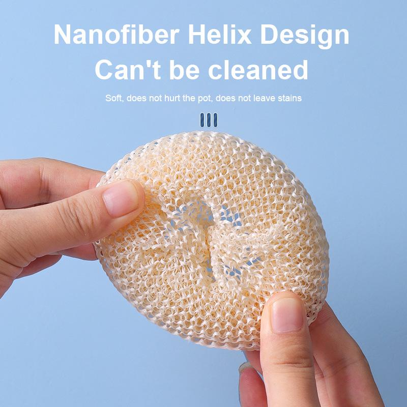 Buy Short Handle Nano Steel Ball Cleaning Brush No Slag, Strong ...