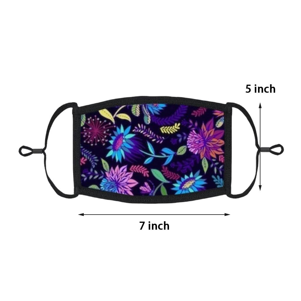 Buy Adjustable Ear Loops Hawaiian Face Masks - Washable Reusable 1Pc at ...