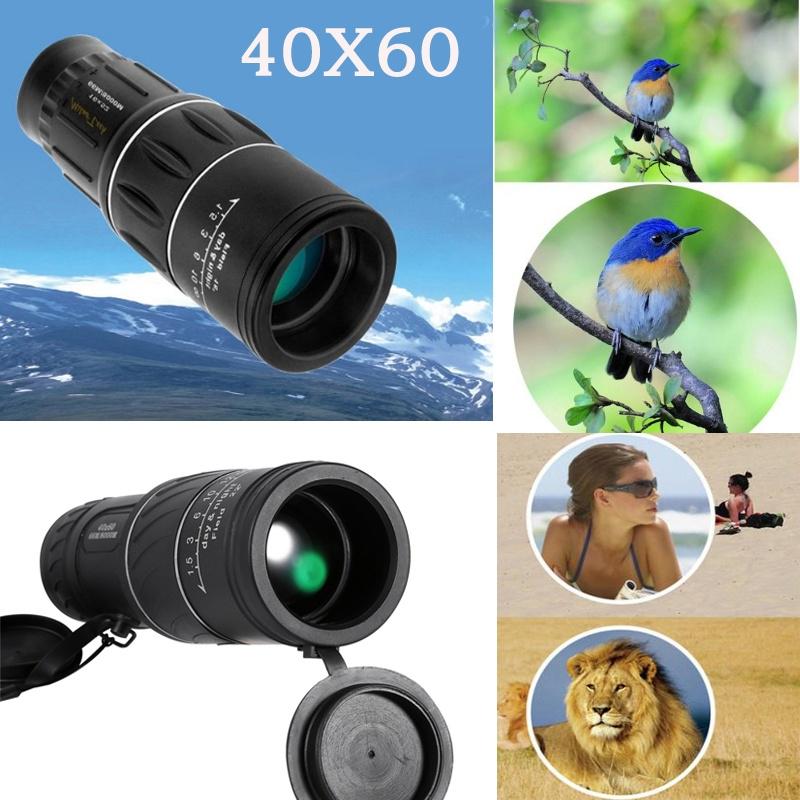 Zoomable 40x60 HD Optics Monocular day light Night Vision Sport ...