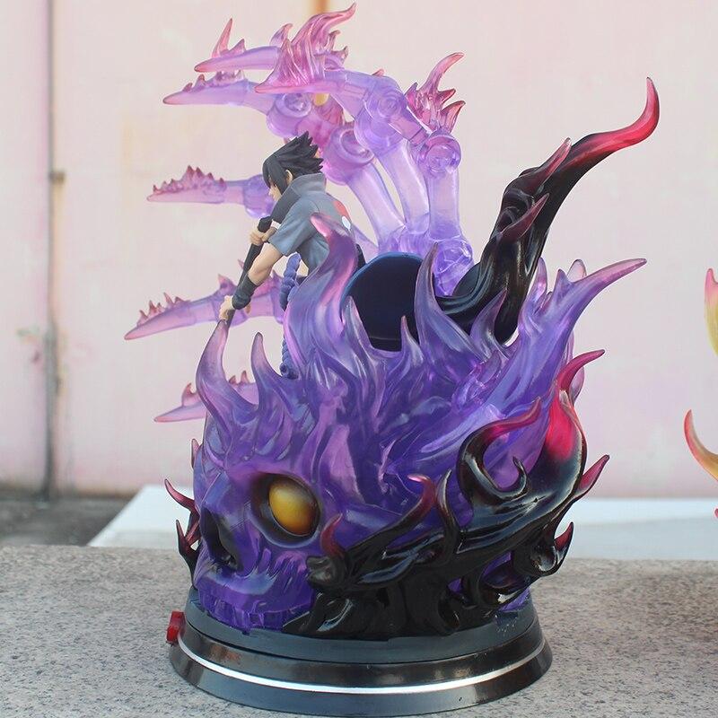 Buy 35cm Anime gk Statue Uzumaki Narudo Uchiha Sasuke PVC Figure ...