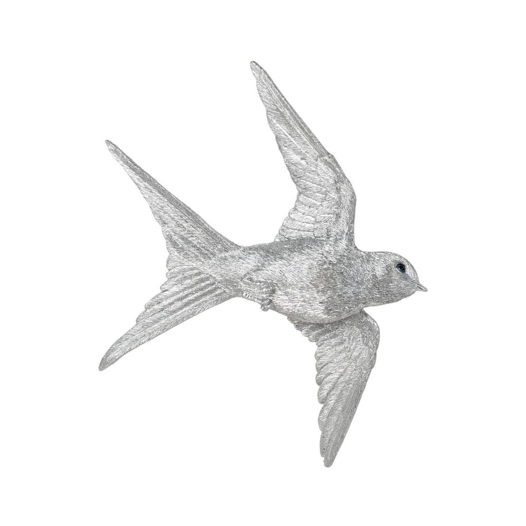 Ubia Soaring Swallow Magnet, Silver, 10.3 x 2 x 10.3 cm, Figurine ...