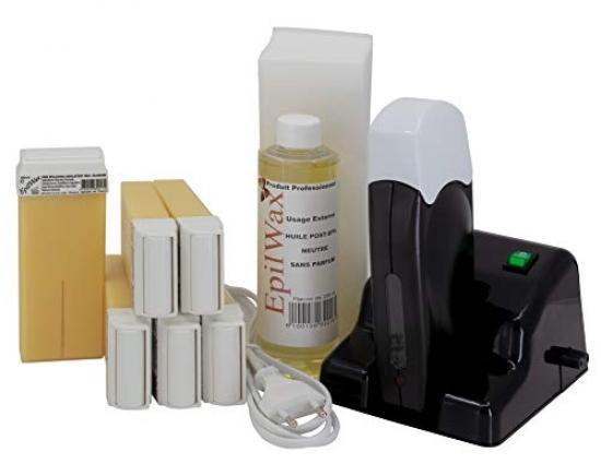 Epilwax - kit d'épilation modulaire black style complet avec : chauffe ...