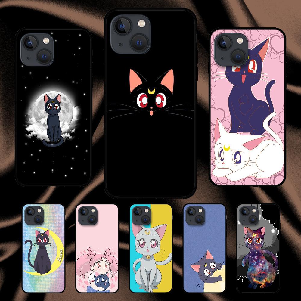 Luna Cat Cartoon Phone Case Cover For Iphone Samsung Galaxy Xiaomi Mi ...
