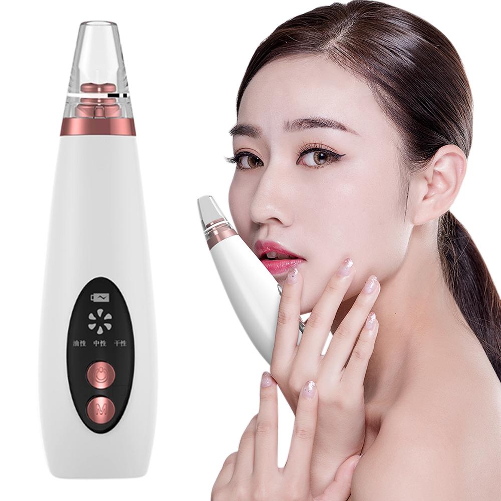 Buy Electric Vacuum Suction Blackhead Remover Warm Compress Face Deep ...