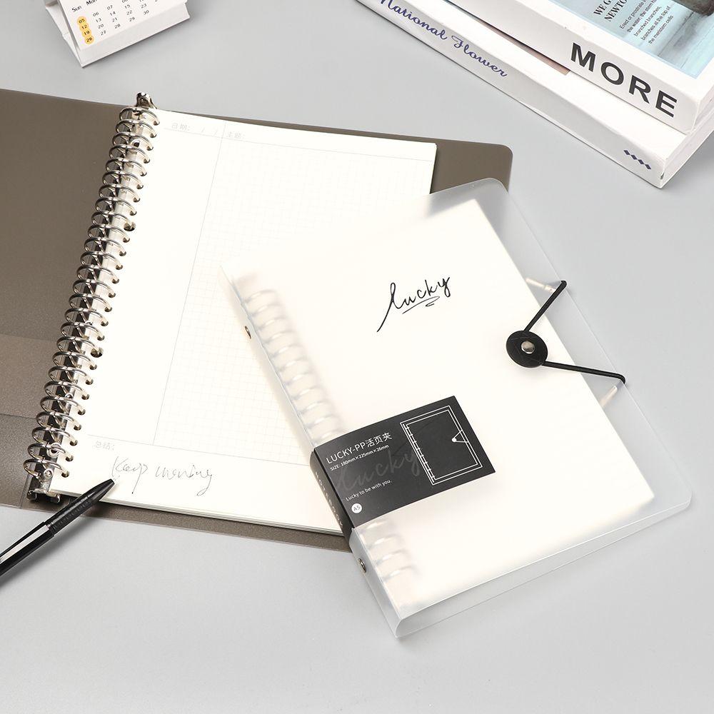 Buy Plastic Shell Vintage Refillable Journal Diary File Folder Ring ...