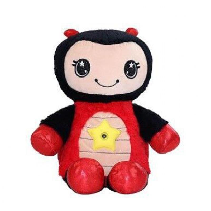 💰Kjøp Star Night Light Projector Stuffed Animal Toy with Light Colorful ...