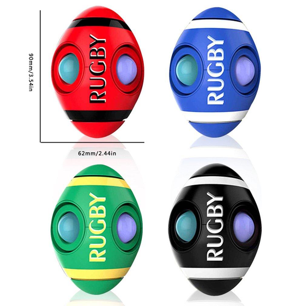 Buy Push Silicone Bubbles Anti-stress Relief Rugby Fidget Toy Finger ...