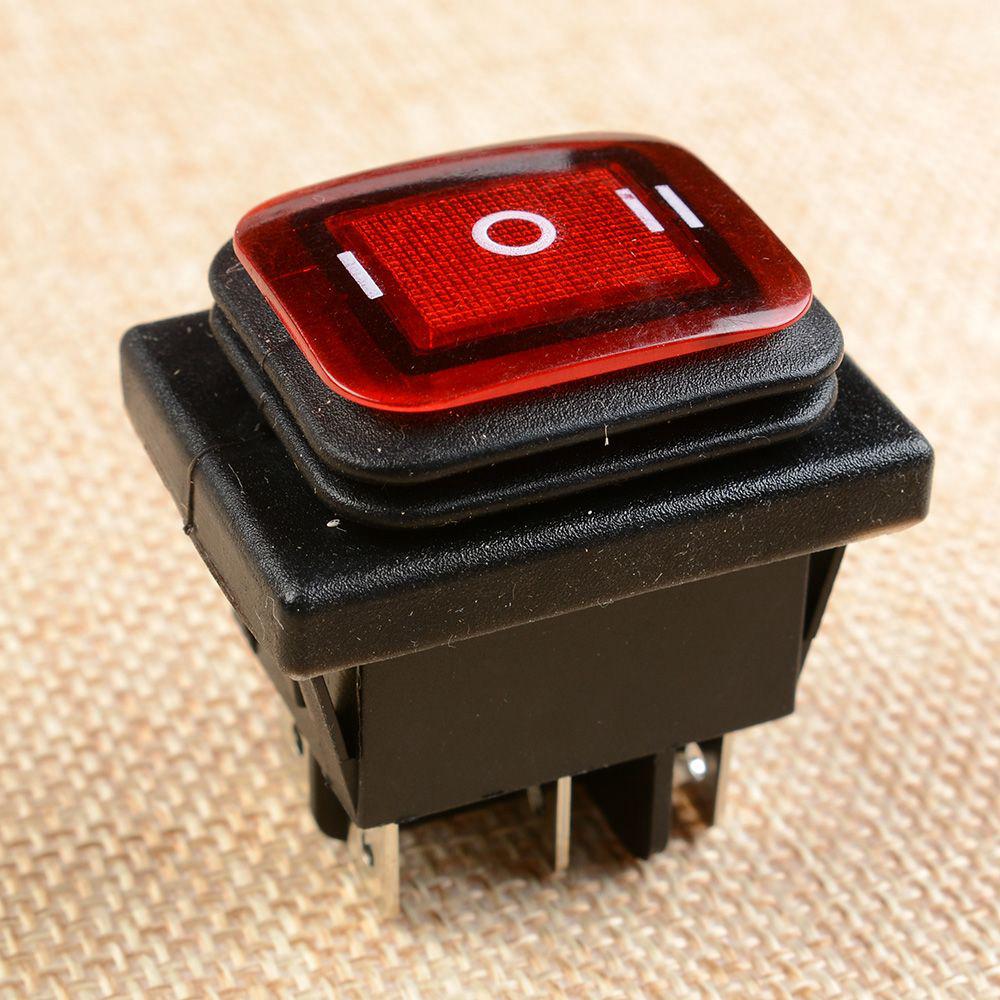 Hot 6 Pin LED 3 Position Switch Car Boat Rocker Switch ON-OFF-ON DPD ...