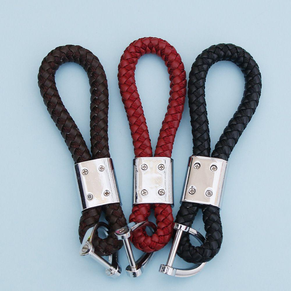 Women's Fashion Universal Braided Strap Key Chain Fobs Car Keychain ...