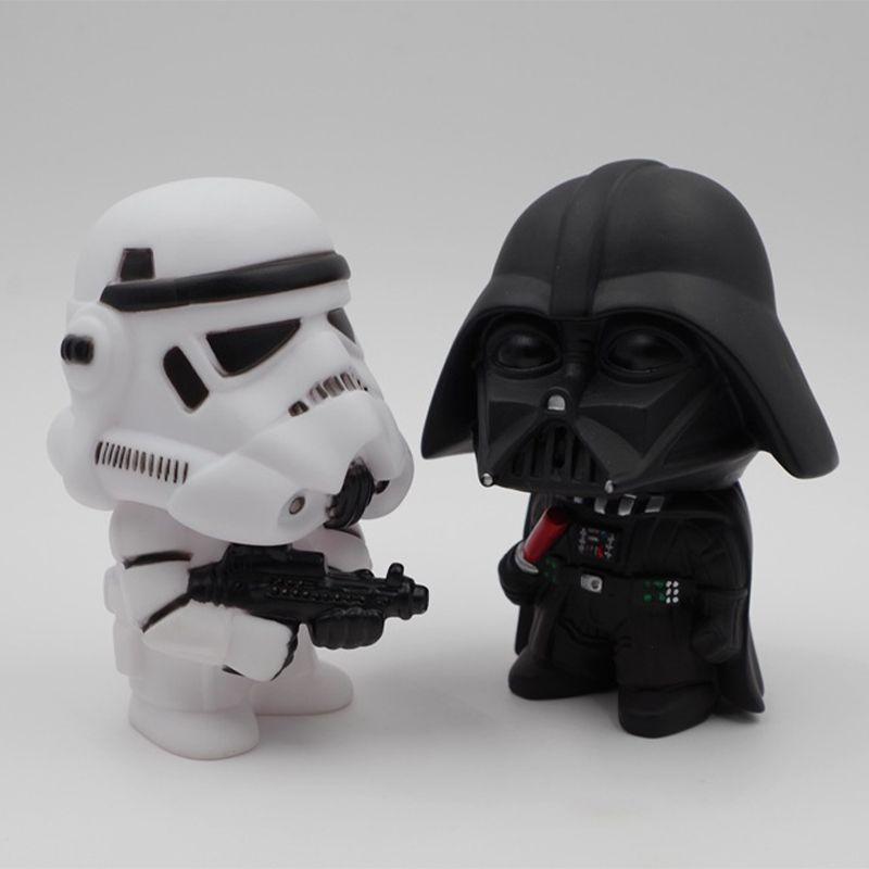 Buy 10CM Star Wars Q Version Darth Vader Stormtrooper Dark Trooper ...