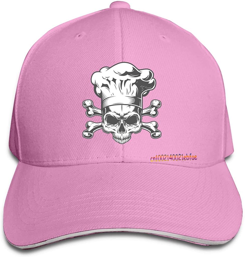 Cheap Skull-Chef Cooking Skull Baseball Hat Sandwich Cap Sun Hats ...