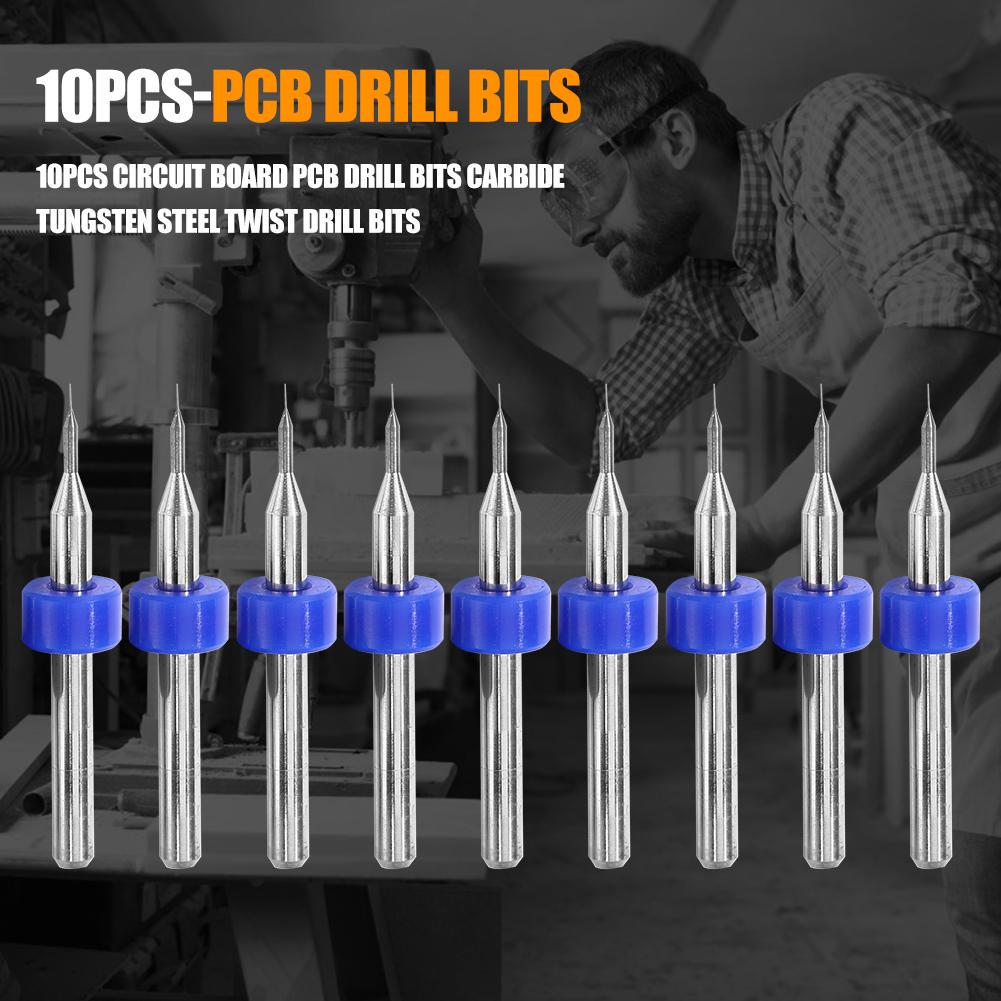 Cheap 10pcs Circuit Board PCB Drill Bits Carbide Tungsten Steel Twist ...