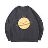 Buy Men's 300 GSM 100% Cotton Sweatshirt Happy Planet Saturn Print ...