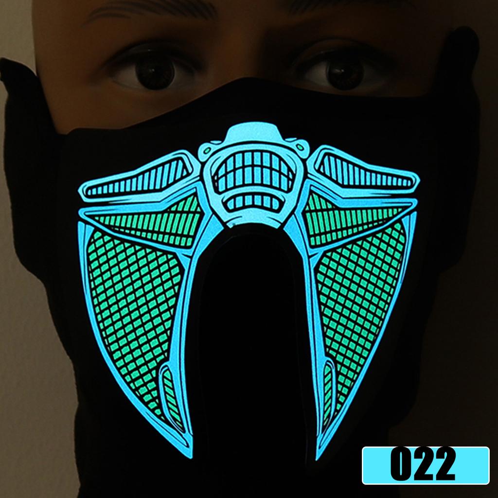 Buy 4 Style Voice Control LED Luminous Flashing Mask Light Up Mask for ...