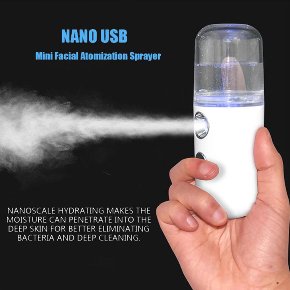 Buy Mini Sprayer USB Rechargeable Face Steamer Humidifier Portable Air ...