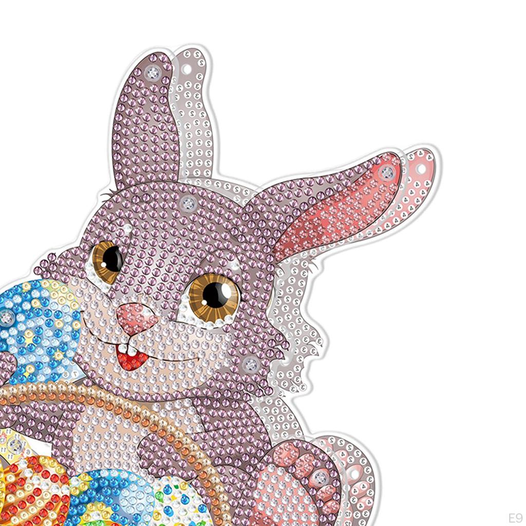 Buy DIY Diamond Painting Easter Rabbit Decoration Handmade Diamond ...