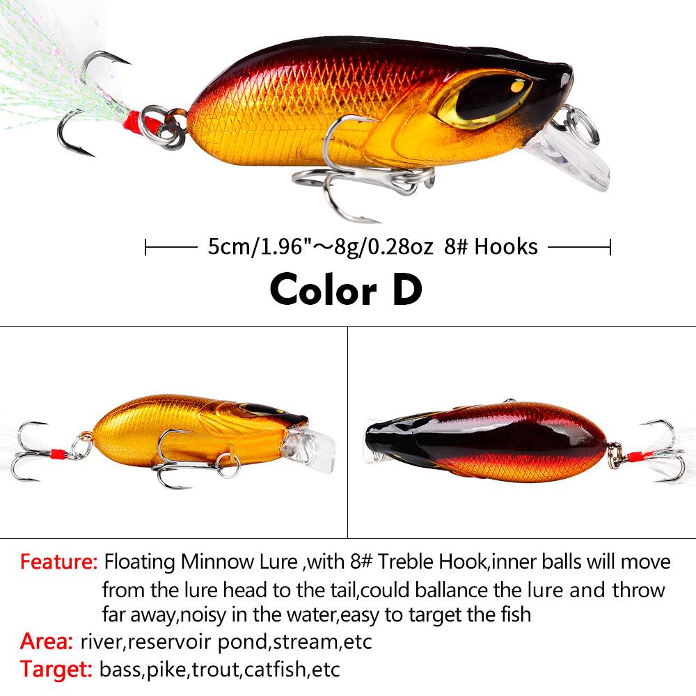 Satın alın PRO BEROS Lure Bait Minnow Bait 5.5cm8 26g Bionic Plastic ...