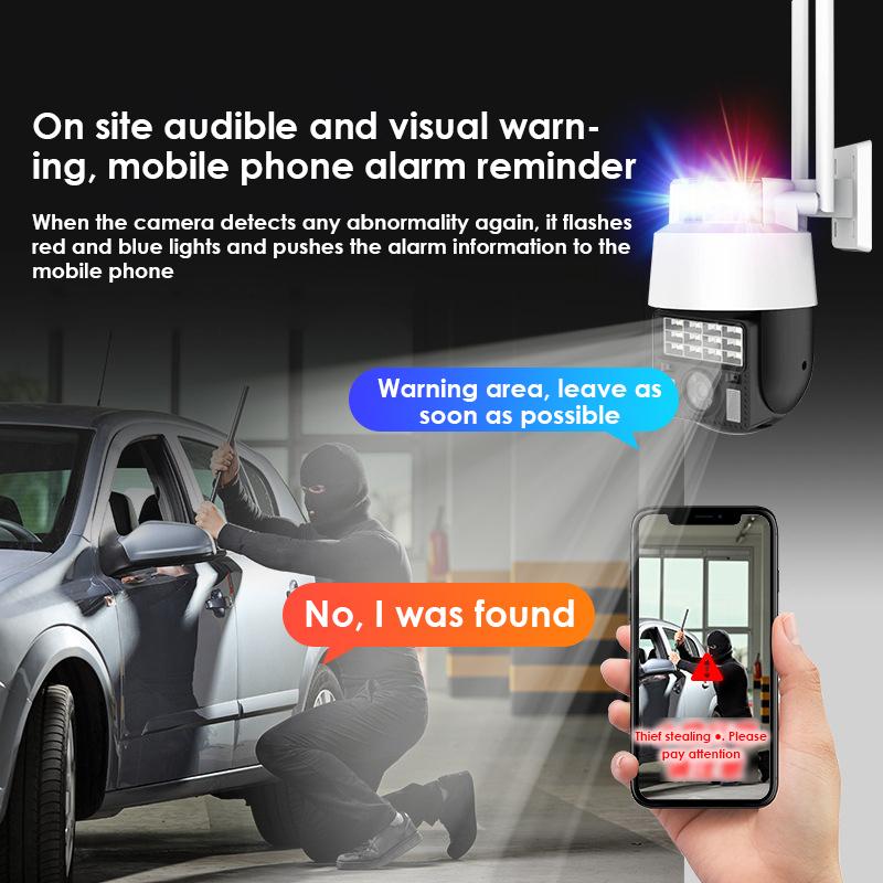 Cheap 8MP 4K Speed Dome Wireless WIFI Camera Outdoor camera 5x Digital ...