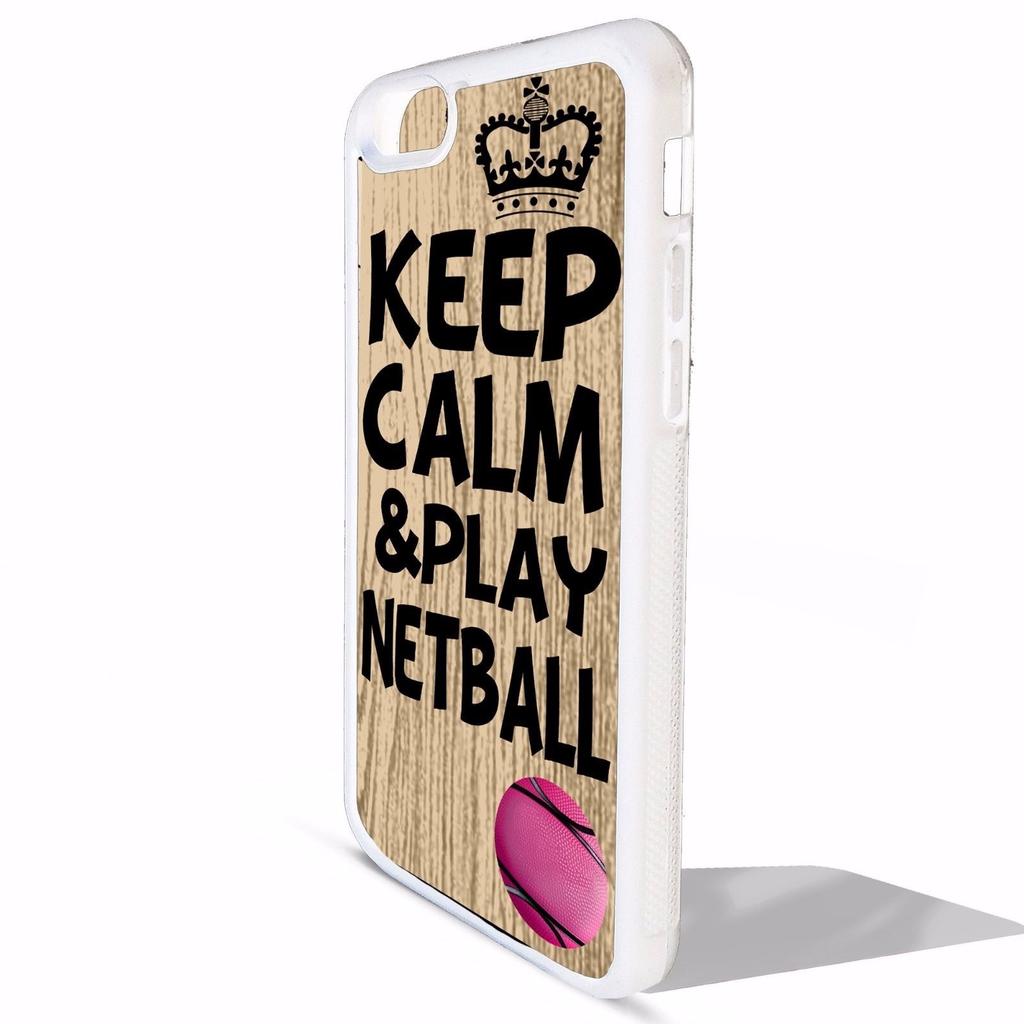 Buy Keep Calm & Play Netball Sport Art iPhone 4 5 6 7s Plus Case ...